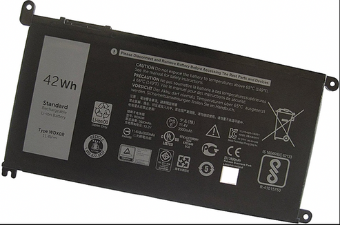 Dell Compatible FW8KR Battery - 11.1V 3700mAh – TechExpress